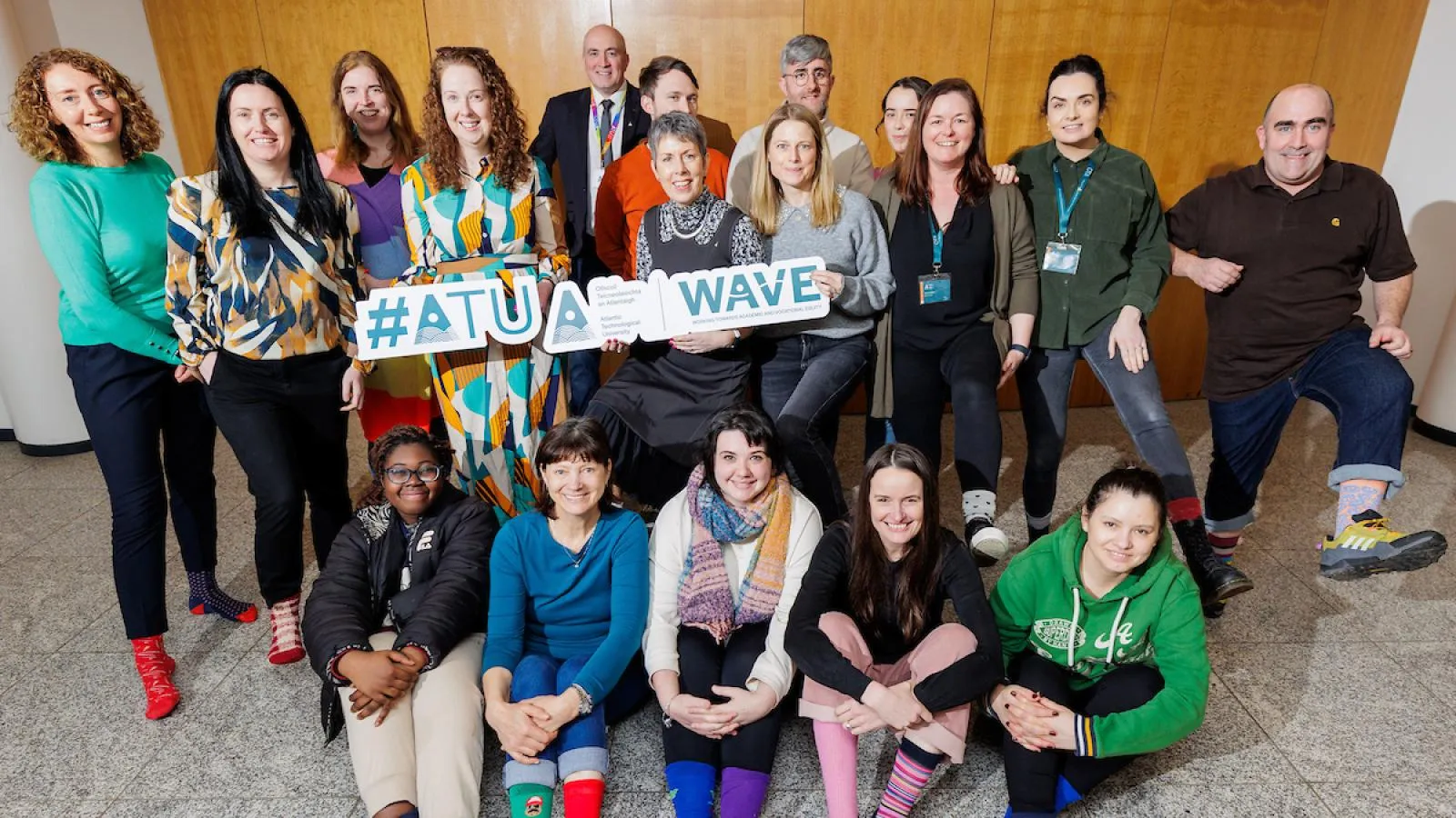 Students and staff at ATU wear odd socks to mark World Down Syndrome ...